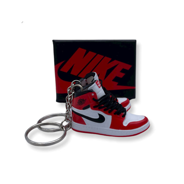 3D Sneaker Keychain- Air Jordan 1 High Chicago Pair – KickzStore